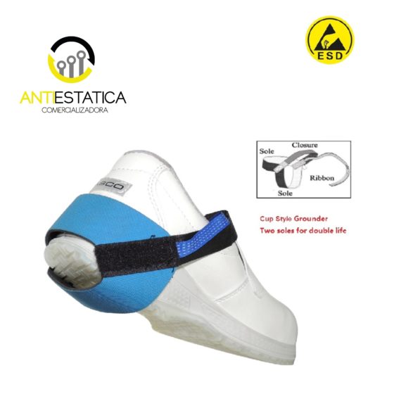 TALONERA ESD ATERRIZAJE 1 MEGA OHM - Antiestatica